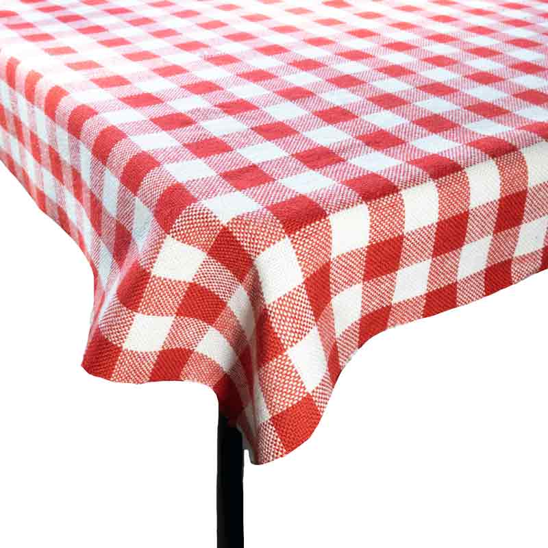 Tischdecken rot / weiß kariert, in verschiedenen Größen - BECKERS ...